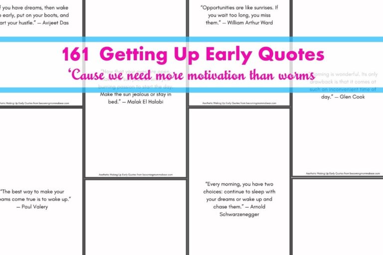 161 Getting Up Early Quotes to Motivate You in the Morning - Becoming ...