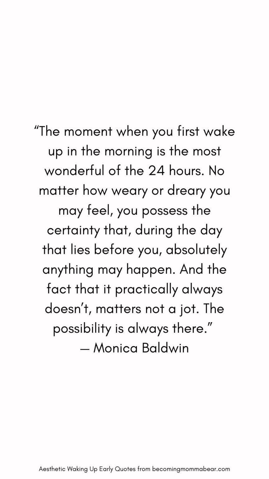 161 Getting Up Early Quotes to Motivate You in the Morning - Becoming ...