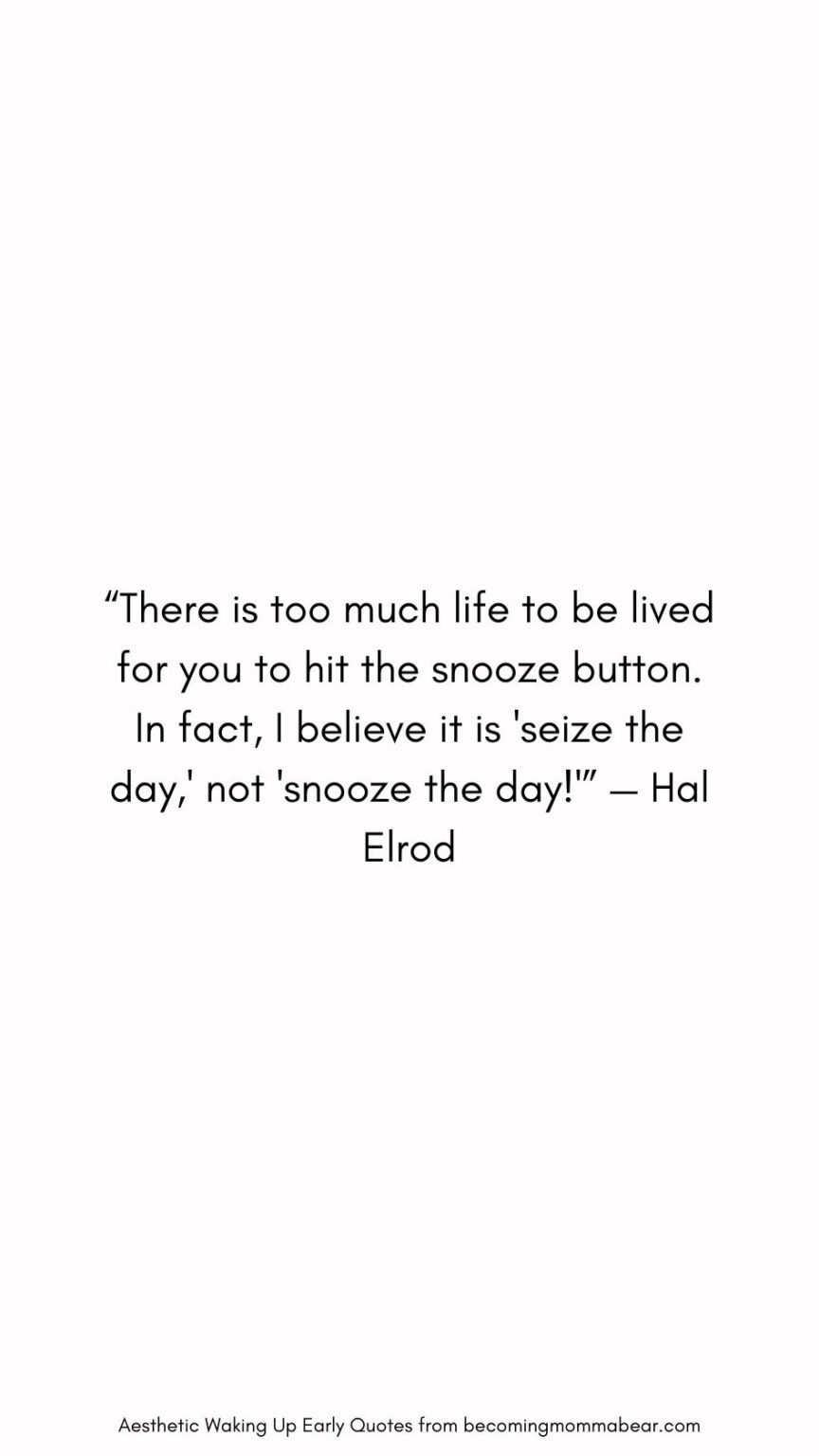 161 Getting Up Early Quotes to Motivate You in the Morning - Becoming ...